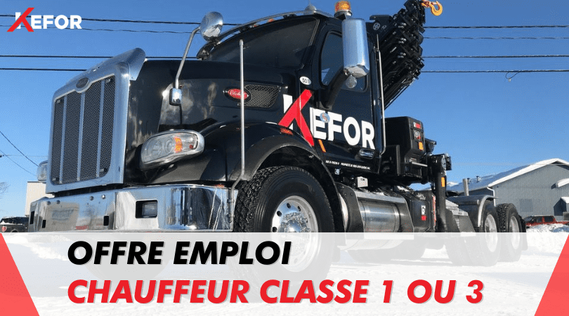 Postuler Pour Emploi Chauffeur Classe 1 Chez Kefor!
